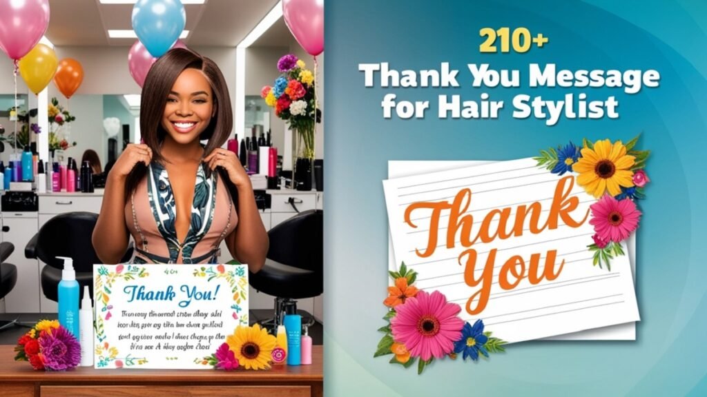 210+ Thank You Message for Hair Stylist - Pozy Magazine