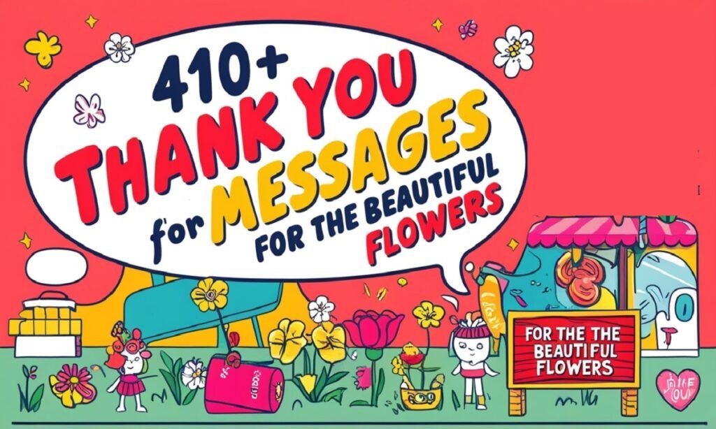 410+ Thank You Messages for the Beautiful Flowers - Pozy Magazine